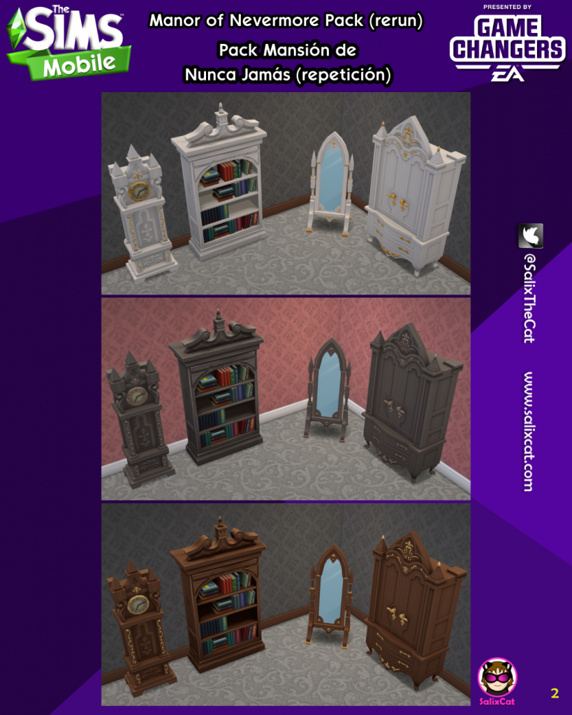 19th of November 2020 – Manor of Nevermore Pack (rerun) – Mansión de ...